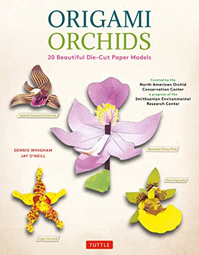 ORIGAMI ORCHIDS KIT: 20 DIE-CUT PAPER DISPLAY MODELS | Brumby Sunstate