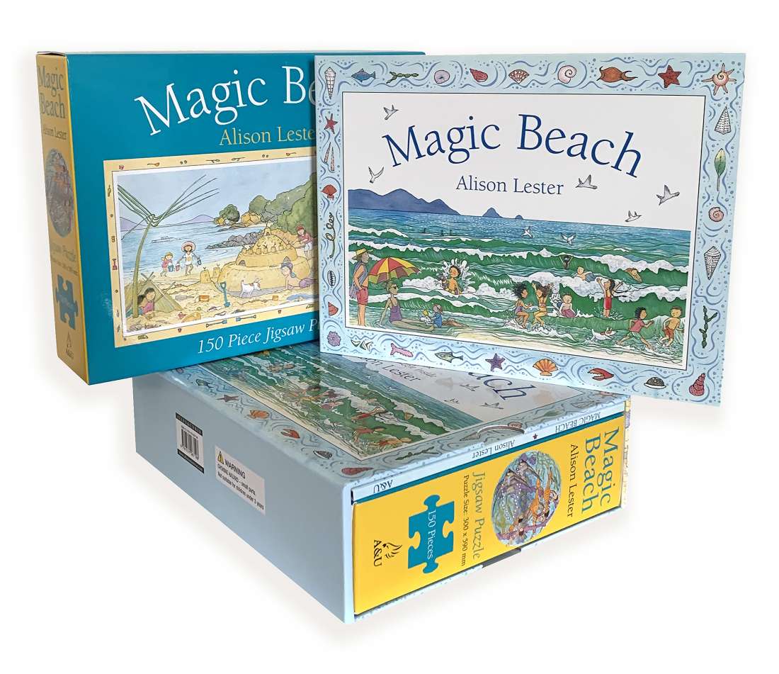 MAGIC BEACH BOOK AND JIGSAW PUZZLE | Brumby Sunstate