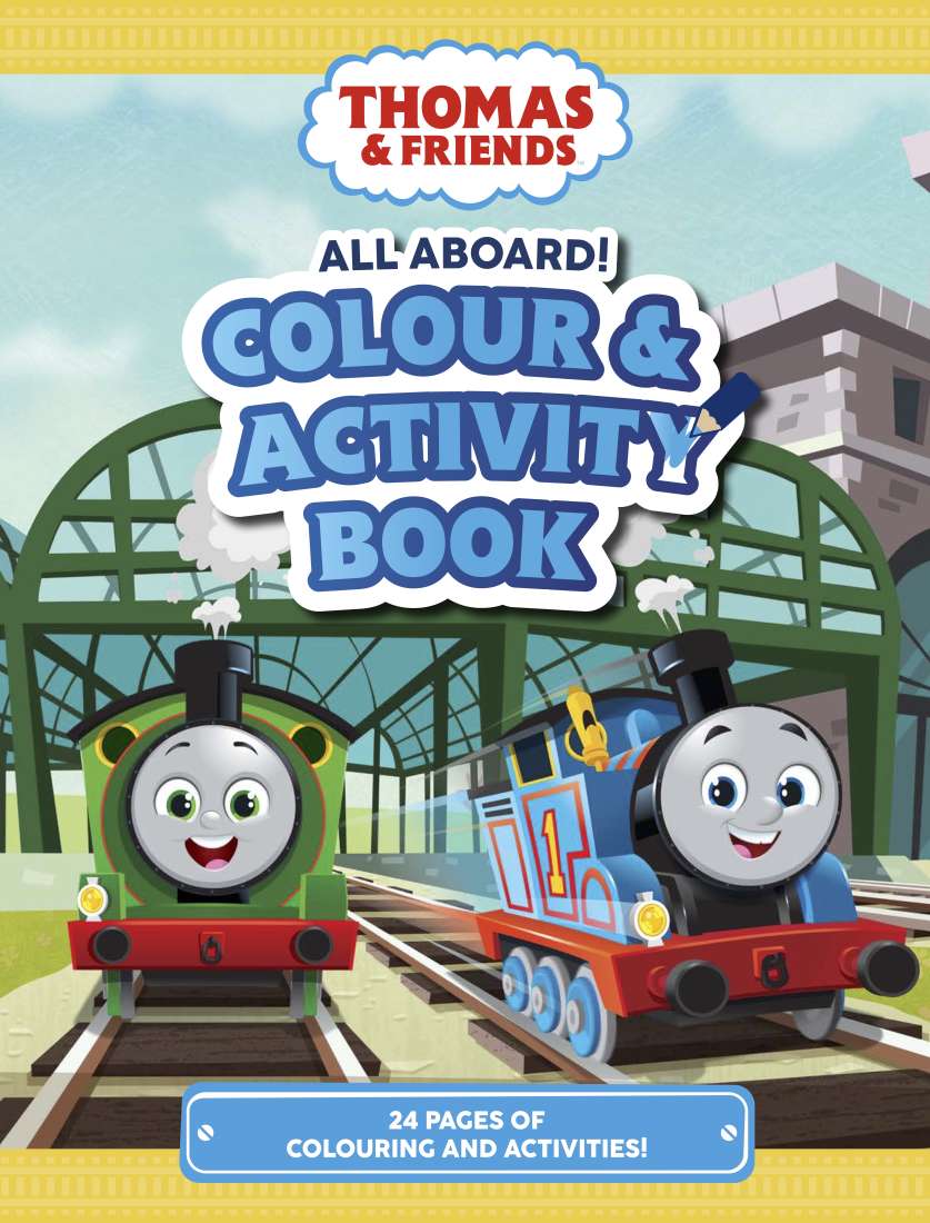 THOMAS & FRIENDS: ALL ABOARD! COLOUR AND ACTIVITY | Brumby Sunstate