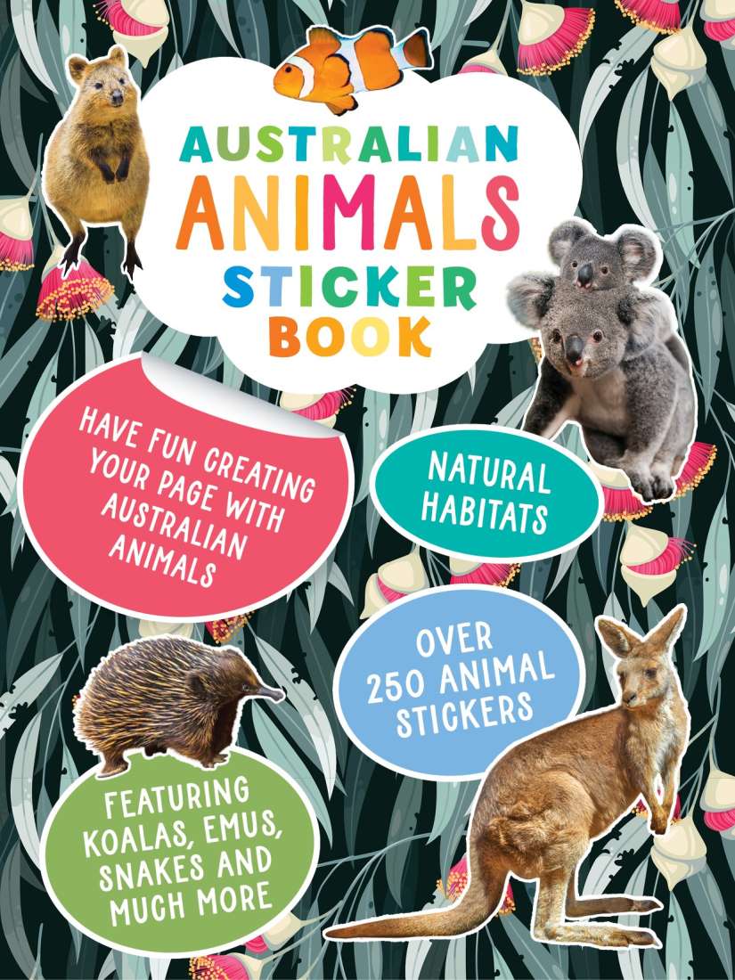 AUSTRALIAN ANIMALS STICKER BOOK | Brumby Sunstate