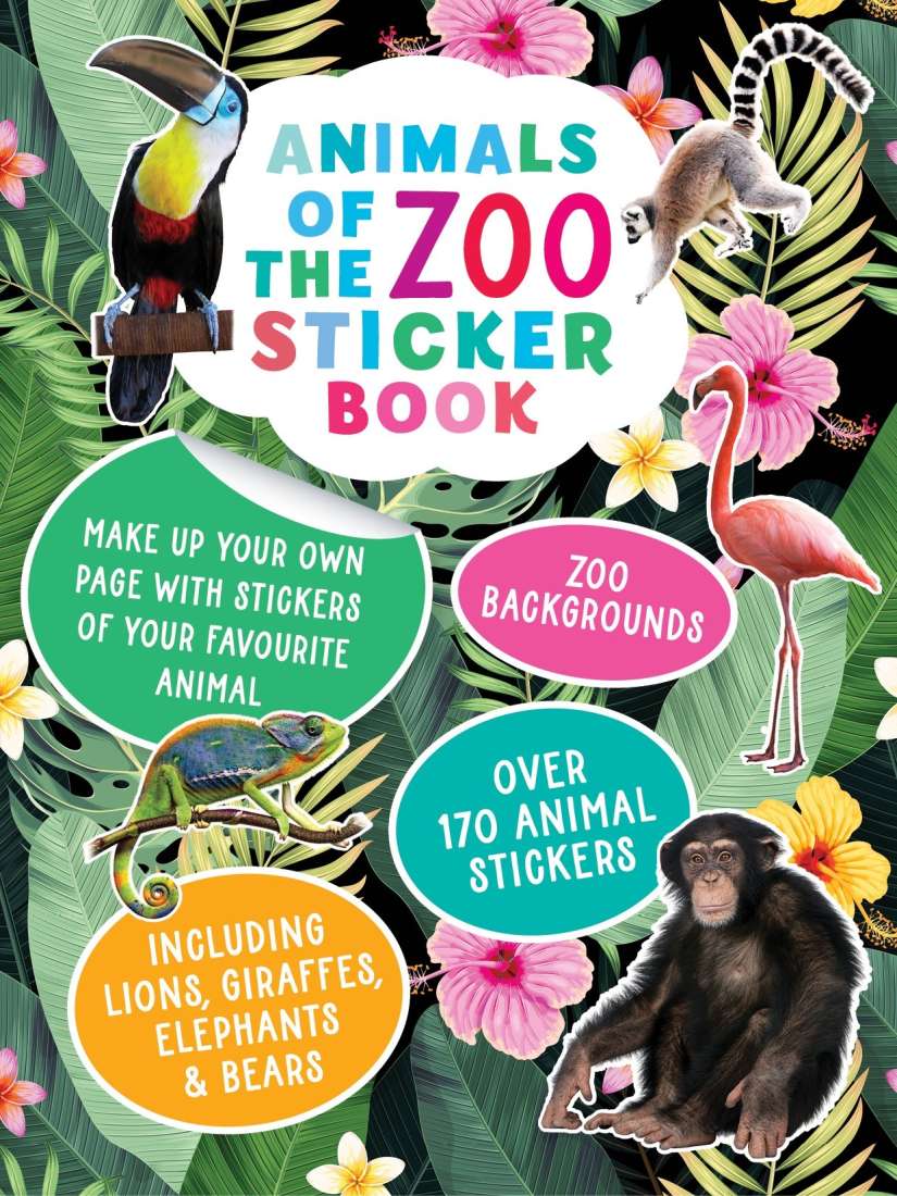ANIMALS OF THE ZOO STICKER BOOK | Brumby Sunstate