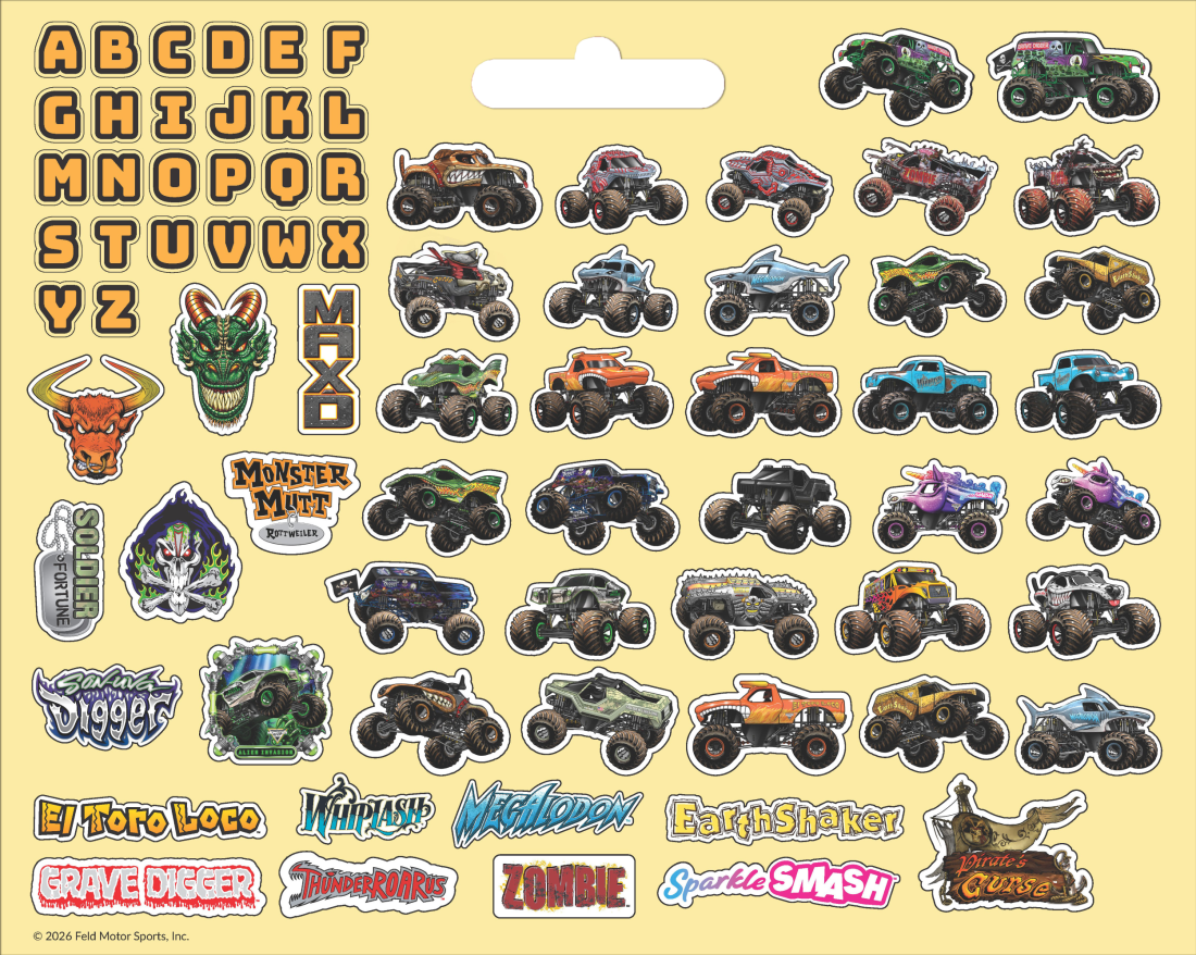 MONSTER JAM GIANT ACTIVITY PAD | Brumby Sunstate