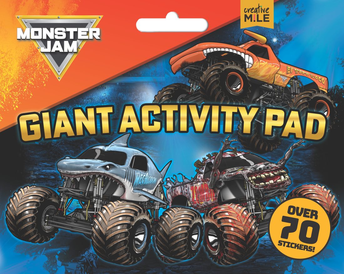 MONSTER JAM GIANT ACTIVITY PAD | Brumby Sunstate