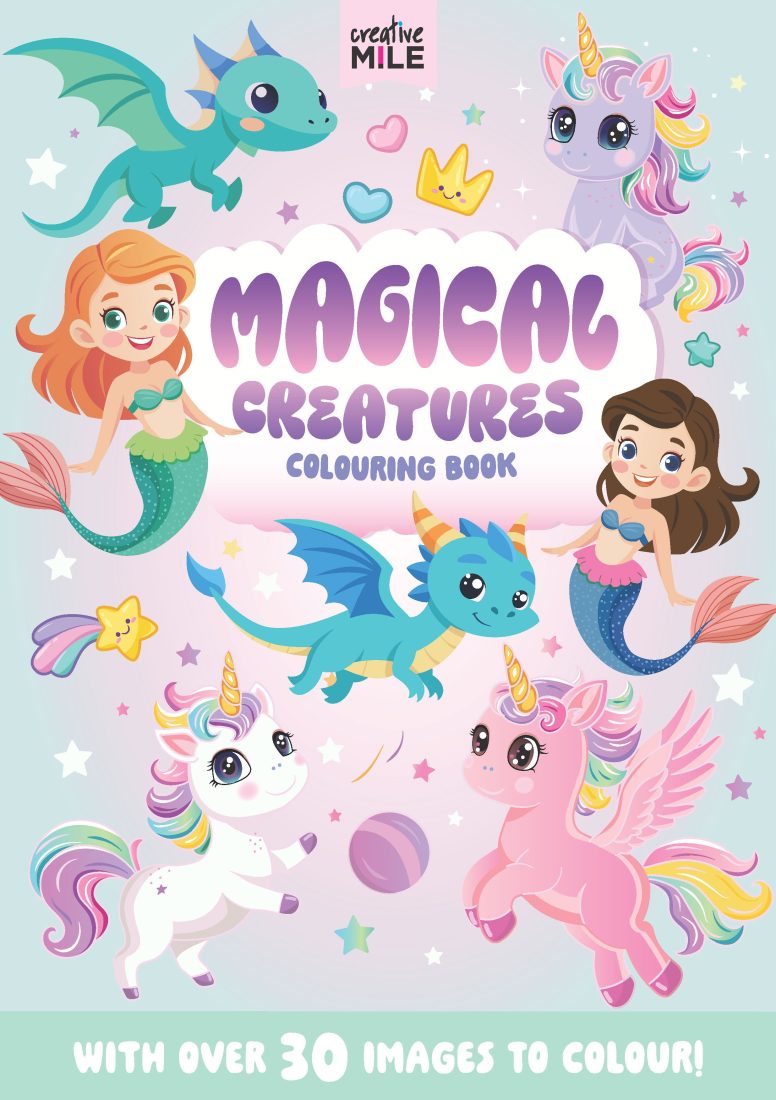 MAGICAL CREATURES COLOURING BOOK | Brumby Sunstate
